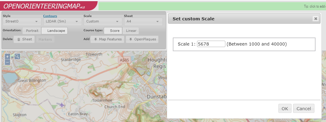 A simpler interface and custom scales – Oomap help